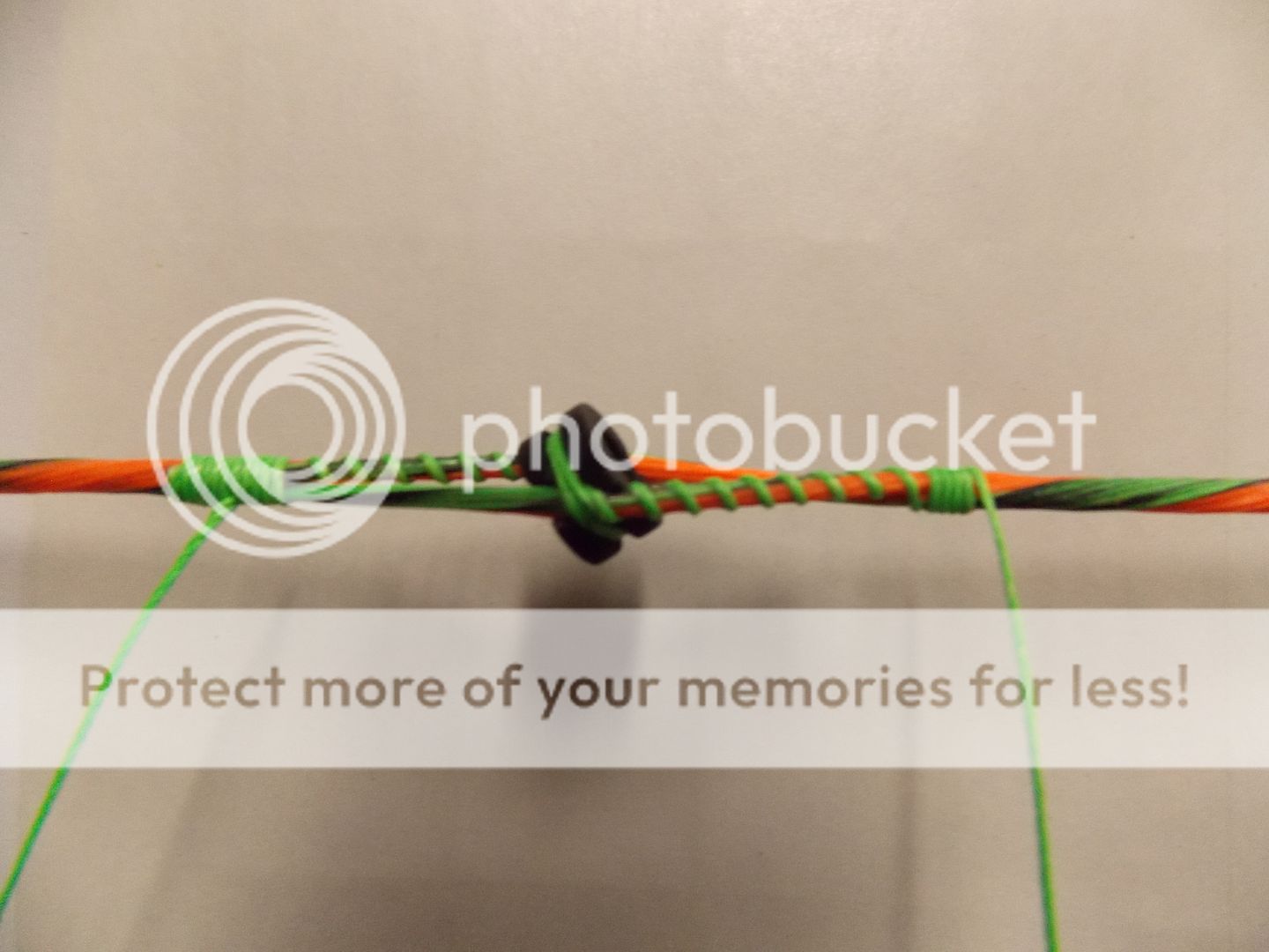 Peep tie in....HOW TO with pics | Archery Talk Forum