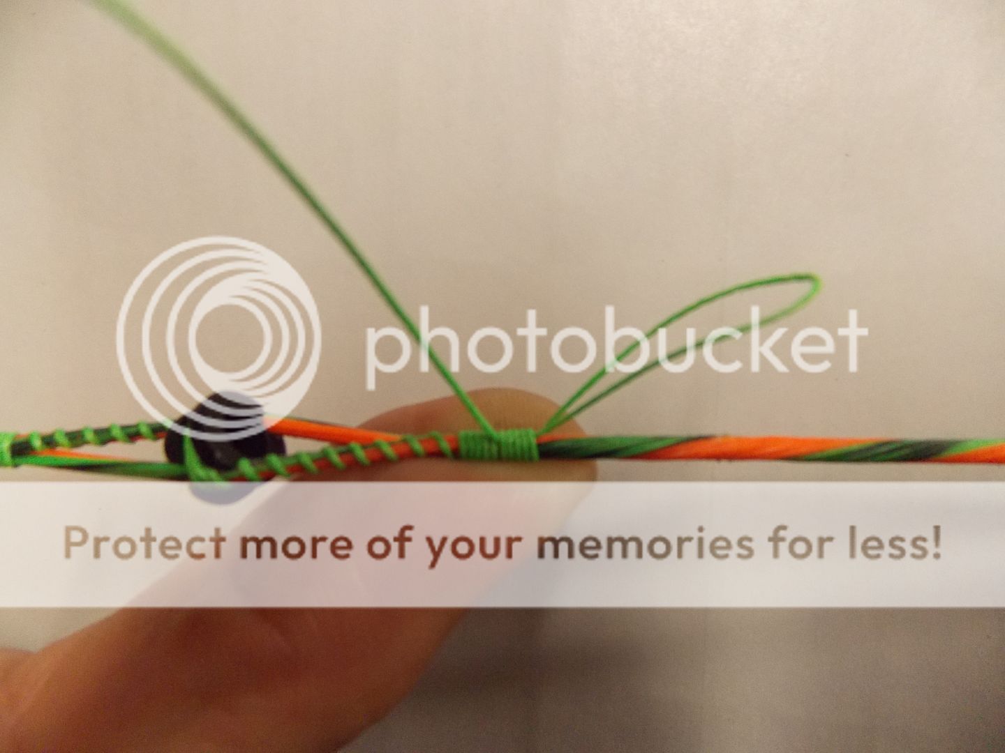 Peep tie in....HOW TO with pics | Archery Talk Forum