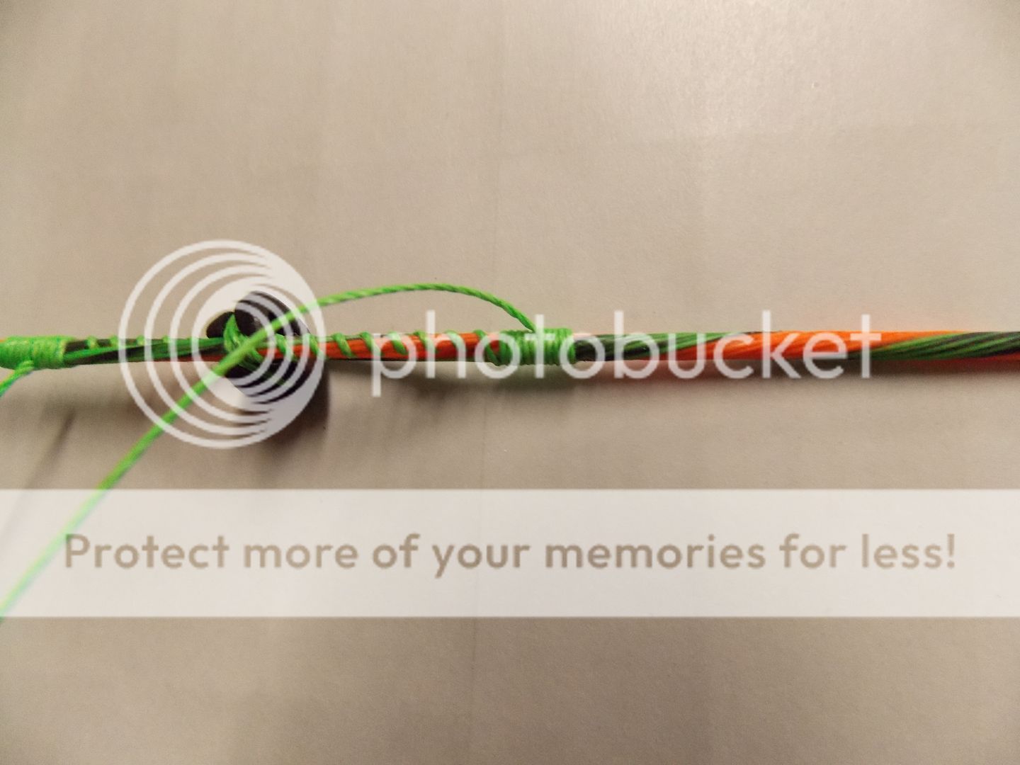 Peep tie in....HOW TO with pics | Archery Talk Forum