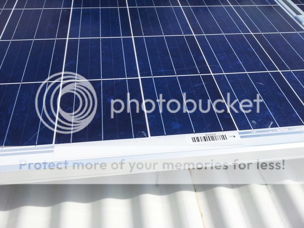 Scratch on panel. Should i be concerned? - Solar PV discussion